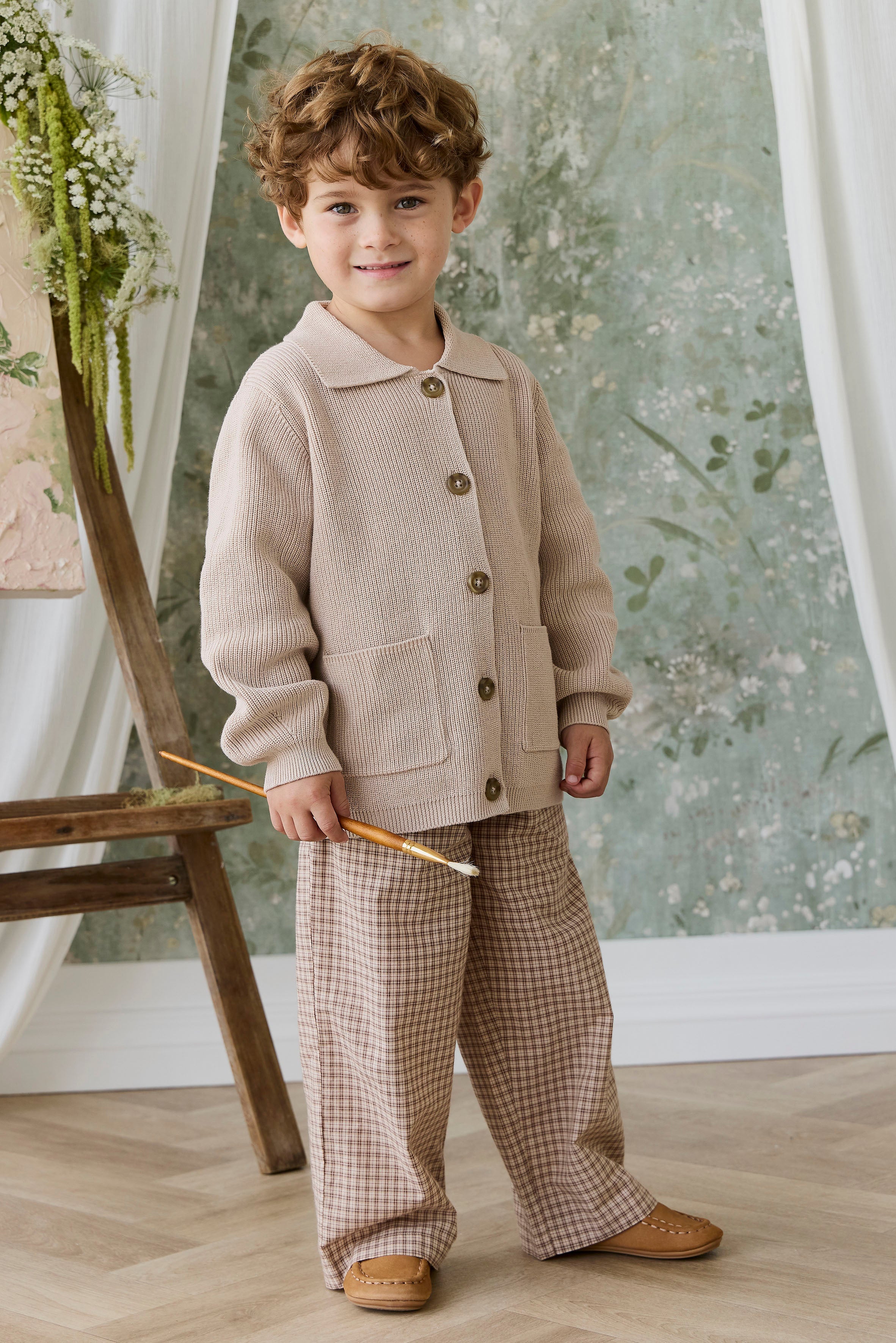 Ford Knit Jacket - Sand – Jamie Kay AU