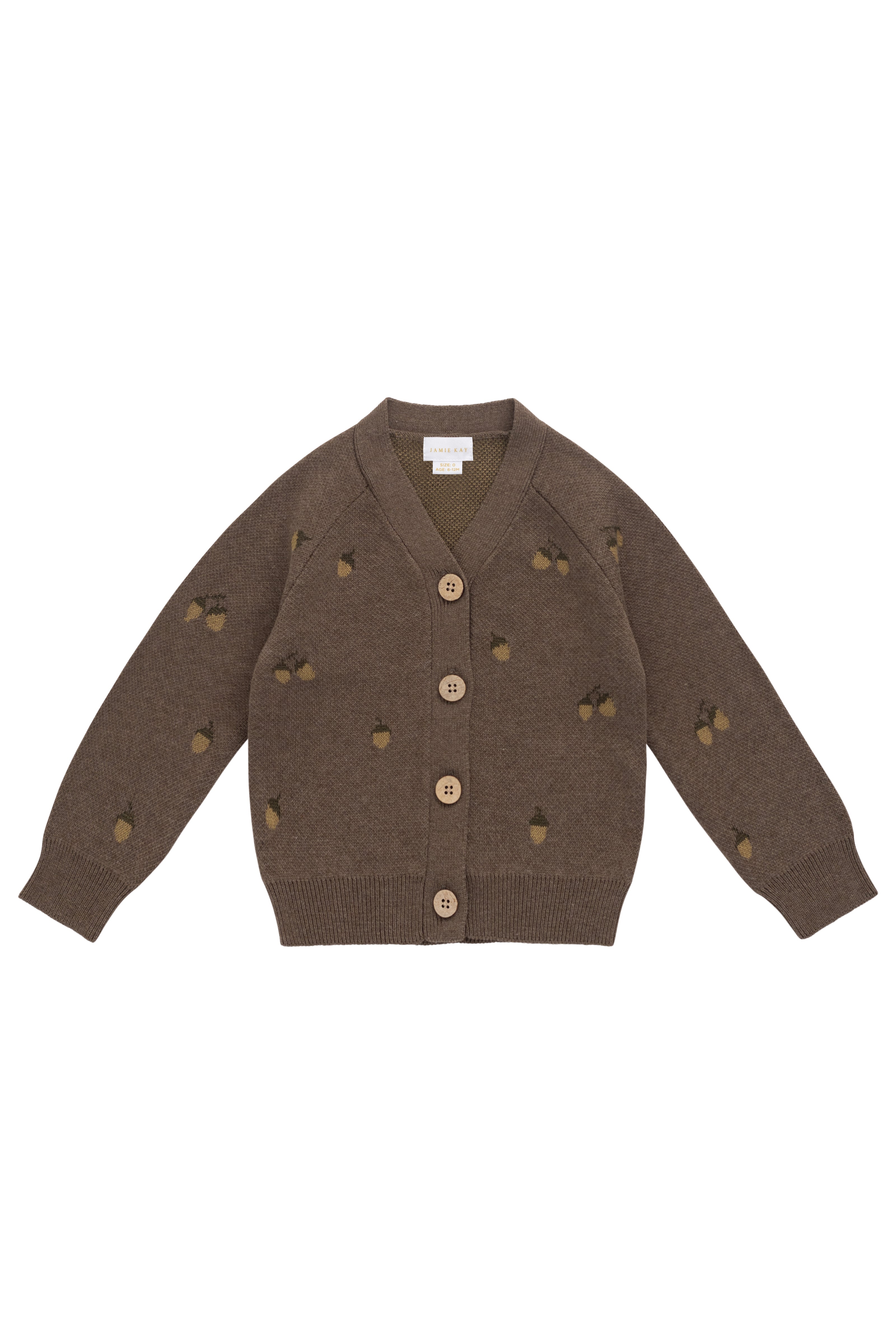 Easton Cardigan - Forest Acorns Toasted Marle – Jamie Kay AU