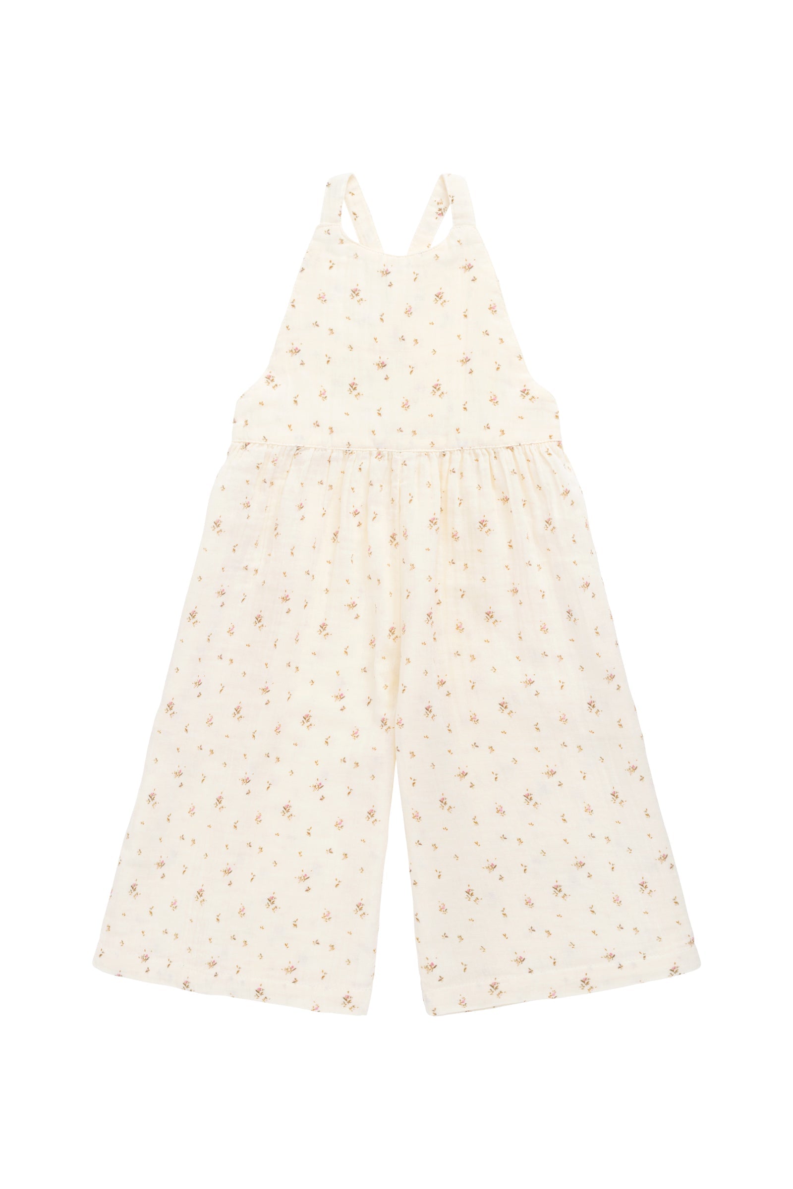 Organic Cotton Muslin Lana Jumpsuit - Dina Antique – Jamie Kay AU