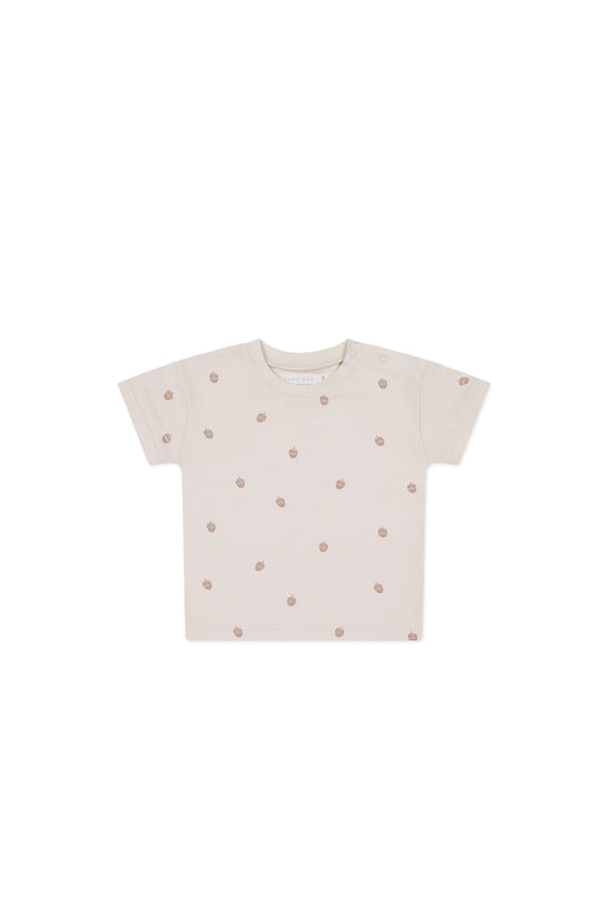 Organic Cotton Eddie Tee - Acorns Tofu – Jamie Kay AU